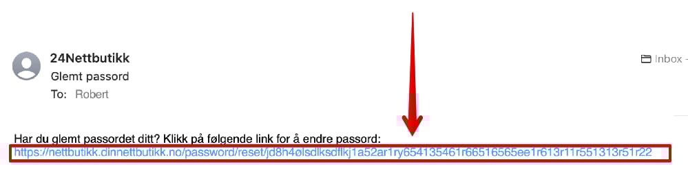 Innlogging i nettbutikken din